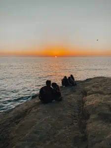 Catching a Sunset at Sunset Cliffs, San Diego